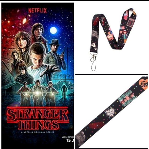 Netflix | Accessories | Stranger Things Lanyard | Poshmark
